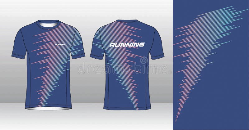 Running Jersey Design. Sport Jersey Design for Custom Sublimation Stock ...