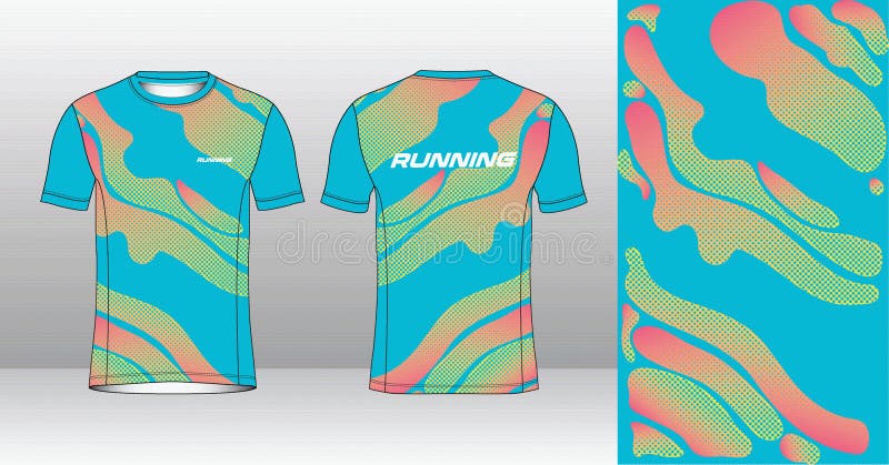 Running Jersey Design. Sport Jersey Design for Custom Sublimation Stock ...