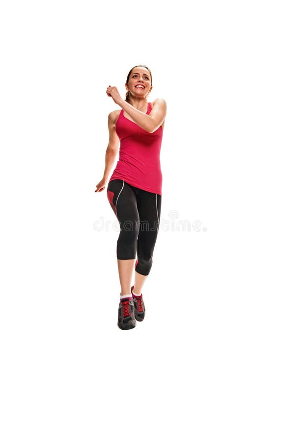 Woman Running Forward Silhouette Stock Photos - Free & Royalty-Free ...