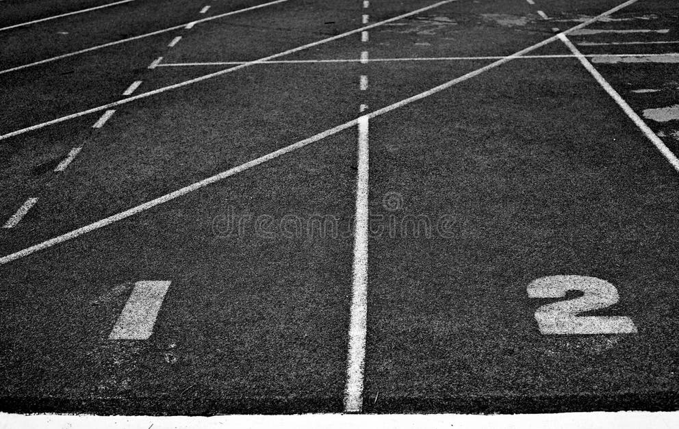 Running lane stock image. Image of empty, olympic, exercise - 25150269