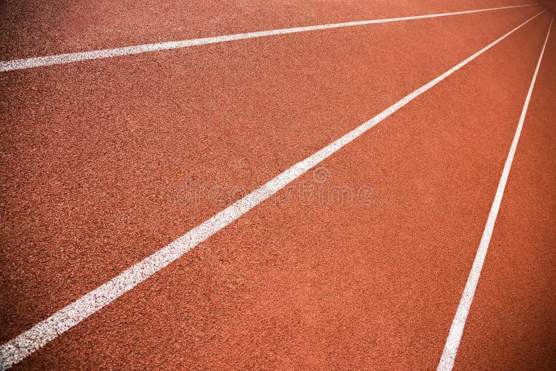 Running Lanes in Perspective Stock Image - Image of arena, athletic ...