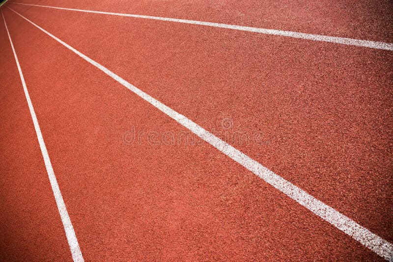 Running Lanes in Perspective Stock Image - Image of empty, lane: 76536253