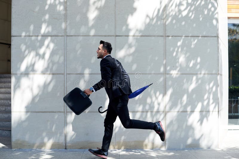 Running late stock photo. Image of street, elegant, full - 96380094