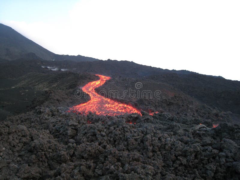 Lava stock image. Image of heat, geology, guatemala, nature - 18074107