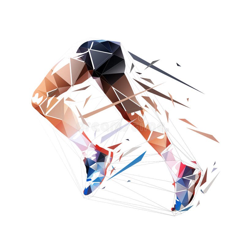 Running Legs, Abstract Isolated Vector Silhouette, Side View Stock ... Running Legs, Abstract Isolated Vector Silhouette, Side View Stock ...