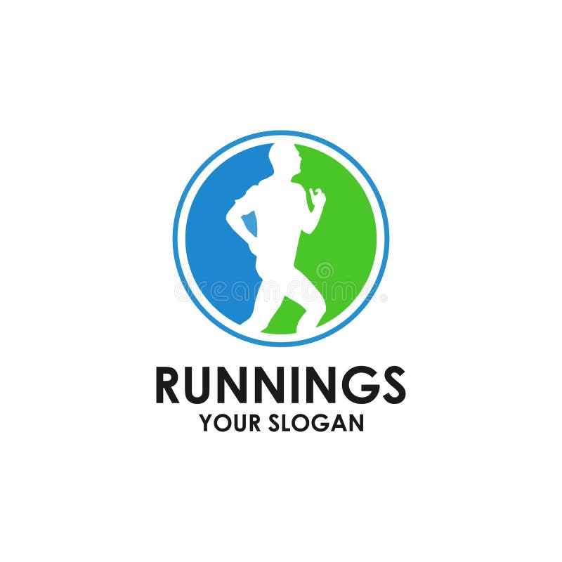 Running logo template stock image. Image of training - 166729317