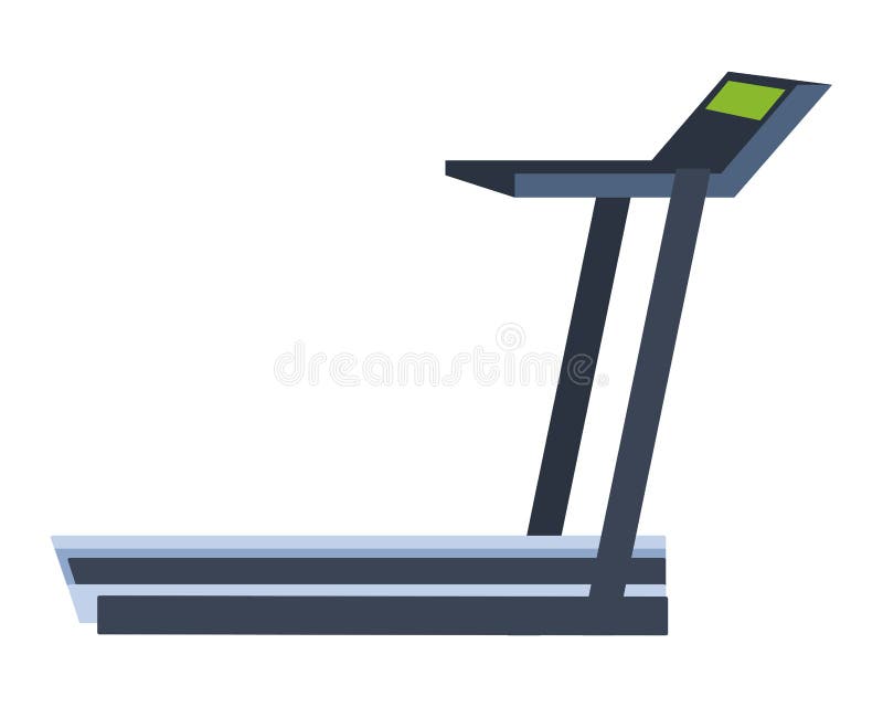 Running machine icon stock vector. Illustration of lift - 142075435