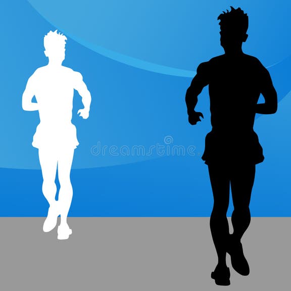 Running Man Shadow Stock Illustrations – 2,773 Running Man Shadow Stock ...