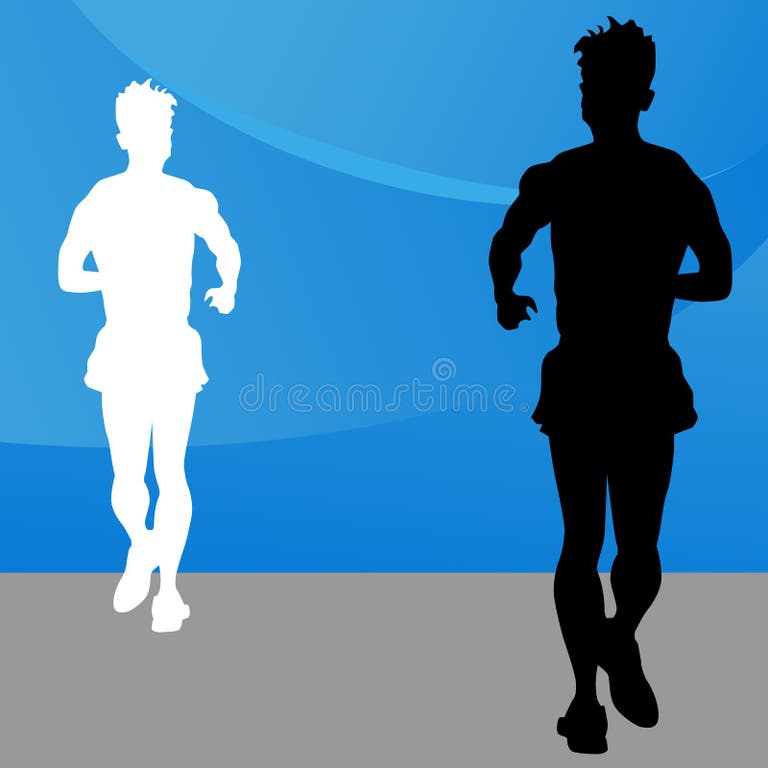 Running Man Shadow Stock Illustrations – 2,773 Running Man Shadow Stock ...