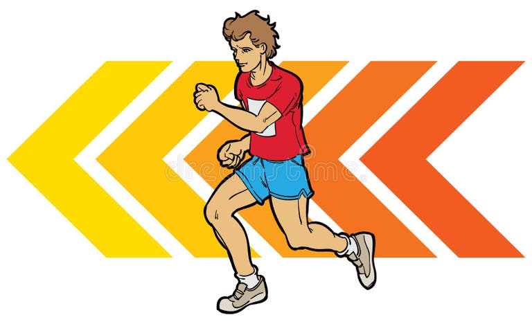 Cartoon Man Running Forward Stock Illustrations – 1,476 Cartoon Man ...