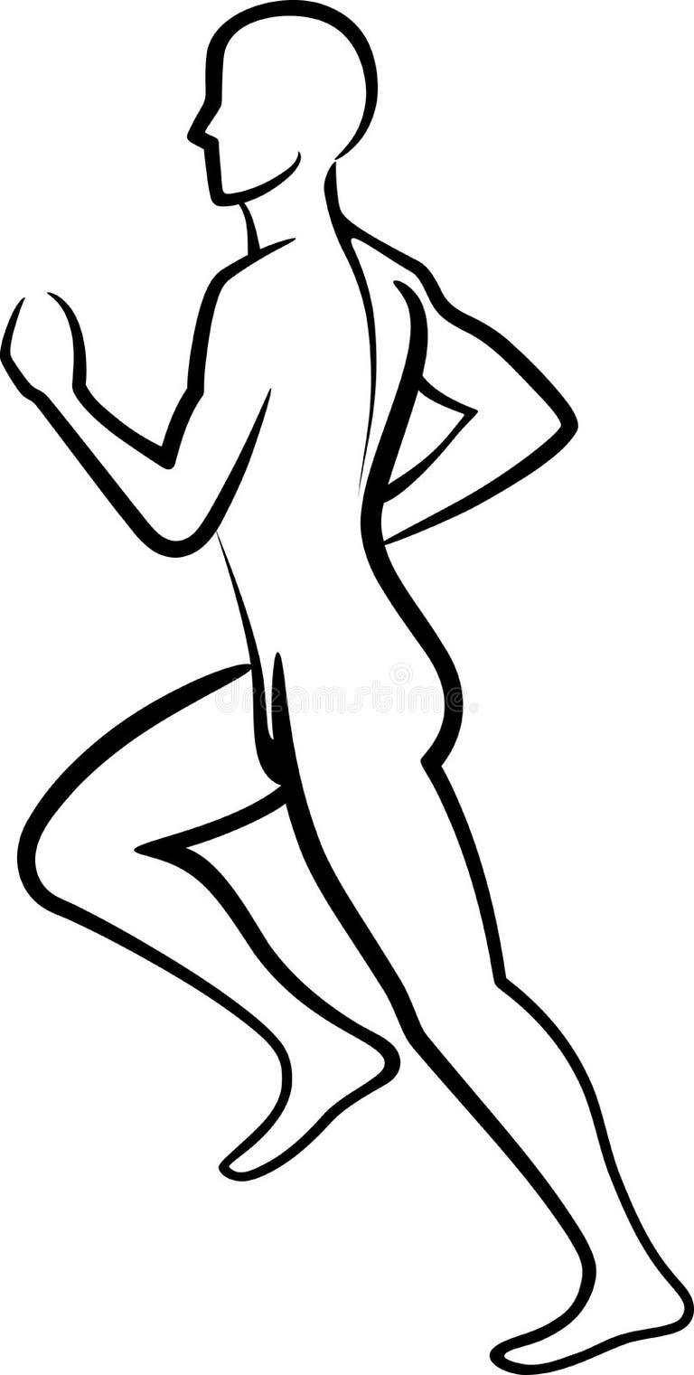 Simple Running Man Illustration Stock Illustrations – 4,948 Simple ...