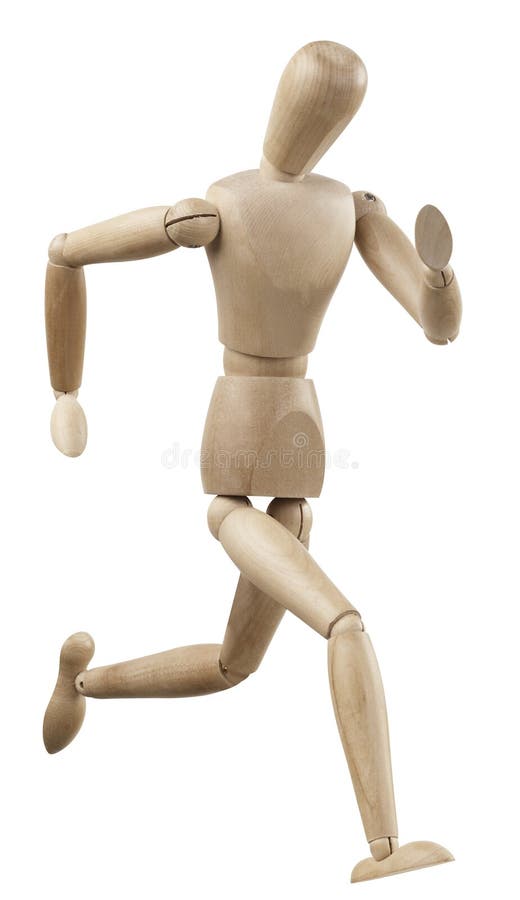 Statue of man running stock illustration. Illustration of running - 431551