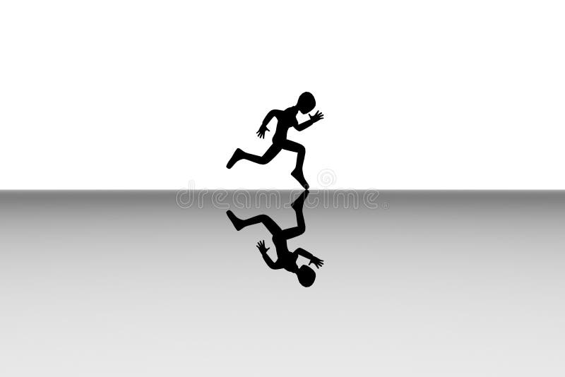 Running man stock illustration. Illustration of people - 3101183
