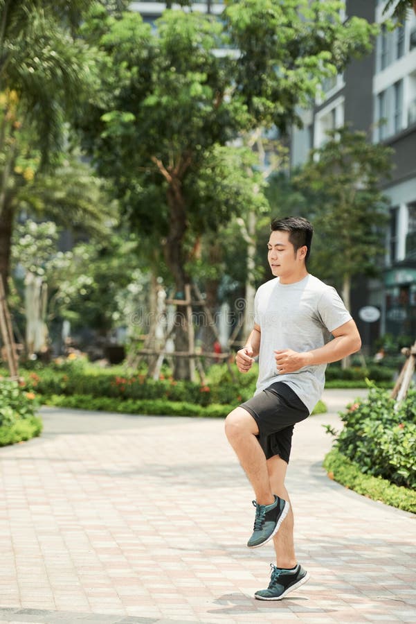 Running man stock photo. Image of athlete, healthy, male - 117623476