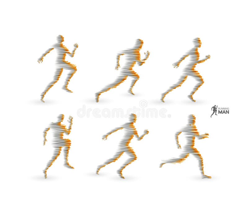Running Man. Design for Sport and Business. Sport Concept Stock ...