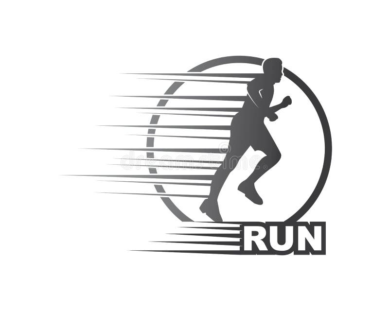 Running Man Icon Vector Illustration Design Stock Vector - Illustration ...