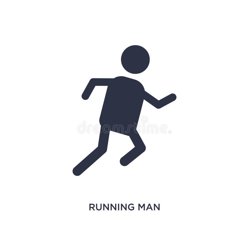 Running Man Doodle Cartoon with Simple Hand Draw Stock Illustration ...