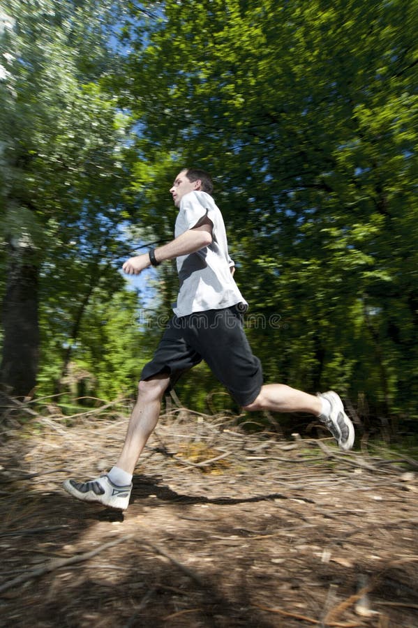 Running man stock photo. Image of back, exercising, front - 51176882