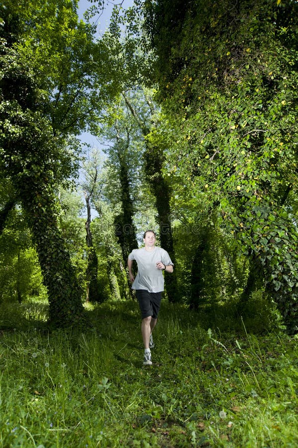 Running man stock image. Image of energy, clothing, effort - 51177103