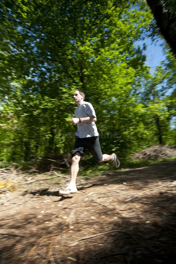 Running man stock image. Image of back, footwear, blurred - 51176897