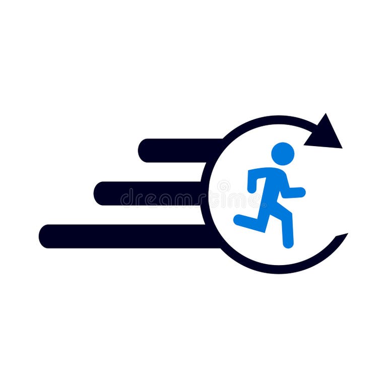 Running Man, Running, Man Run Fast, Race, Sprint, Fast Runner Icon ...