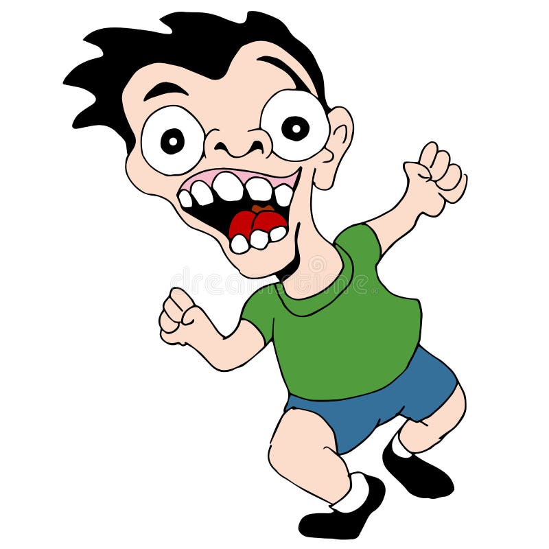 Silly man stock vector. Illustration of quirky, hand - 32278887