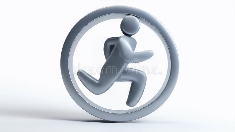 Running Man Symbol - a Dynamic Representation of Sports and Activity ...