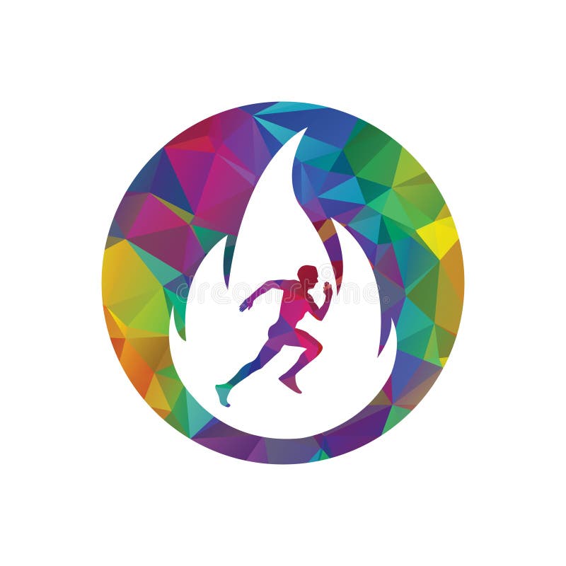 Sprinter Runner Fire Stock Illustrations – 101 Sprinter Runner Fire ...