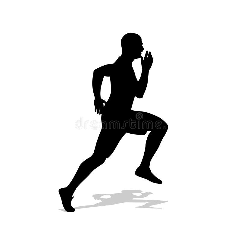 Running Shadow Clipart