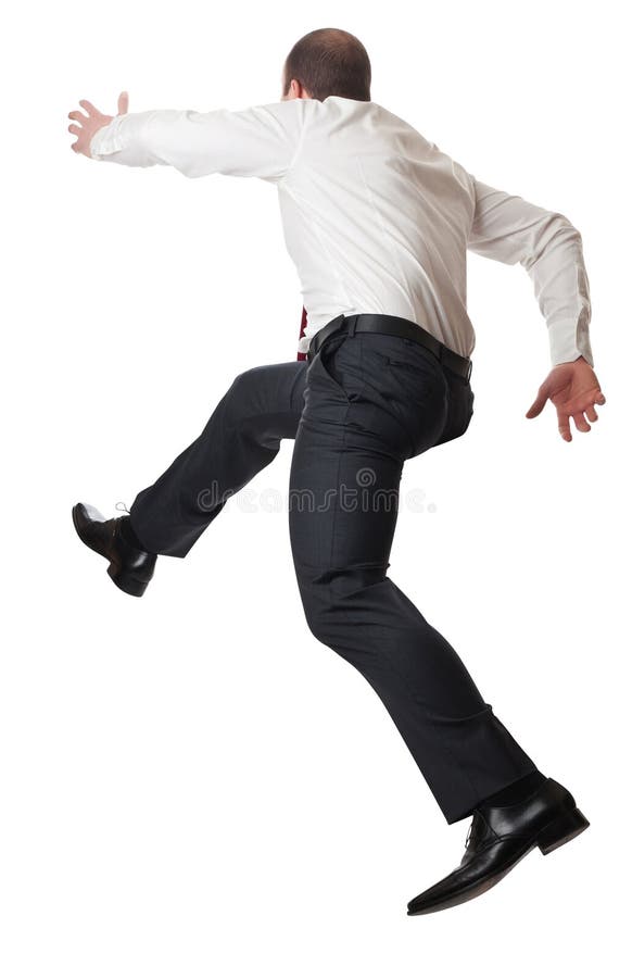 Running man on white stock image. Image of person, white - 66082125