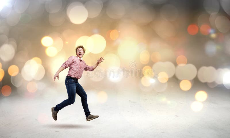 253 Man Running Scream Stock Photos - Free & Royalty-Free Stock Photos ...
