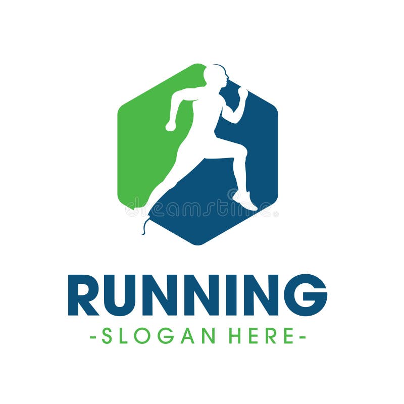 Running and Marathon Logo Design Stock Vector - Illustration of health ...