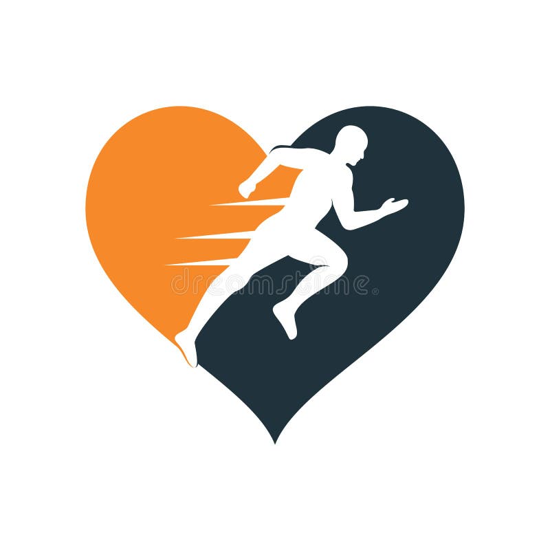 Running man vector symbol. stock vector. Illustration of lifestyle ...