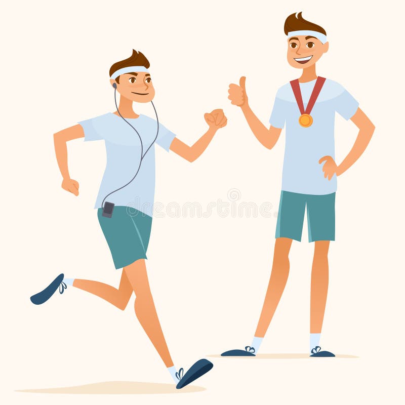 Running Champion Gold, Silver and Bronze Medal Set with Red Ribbon ...