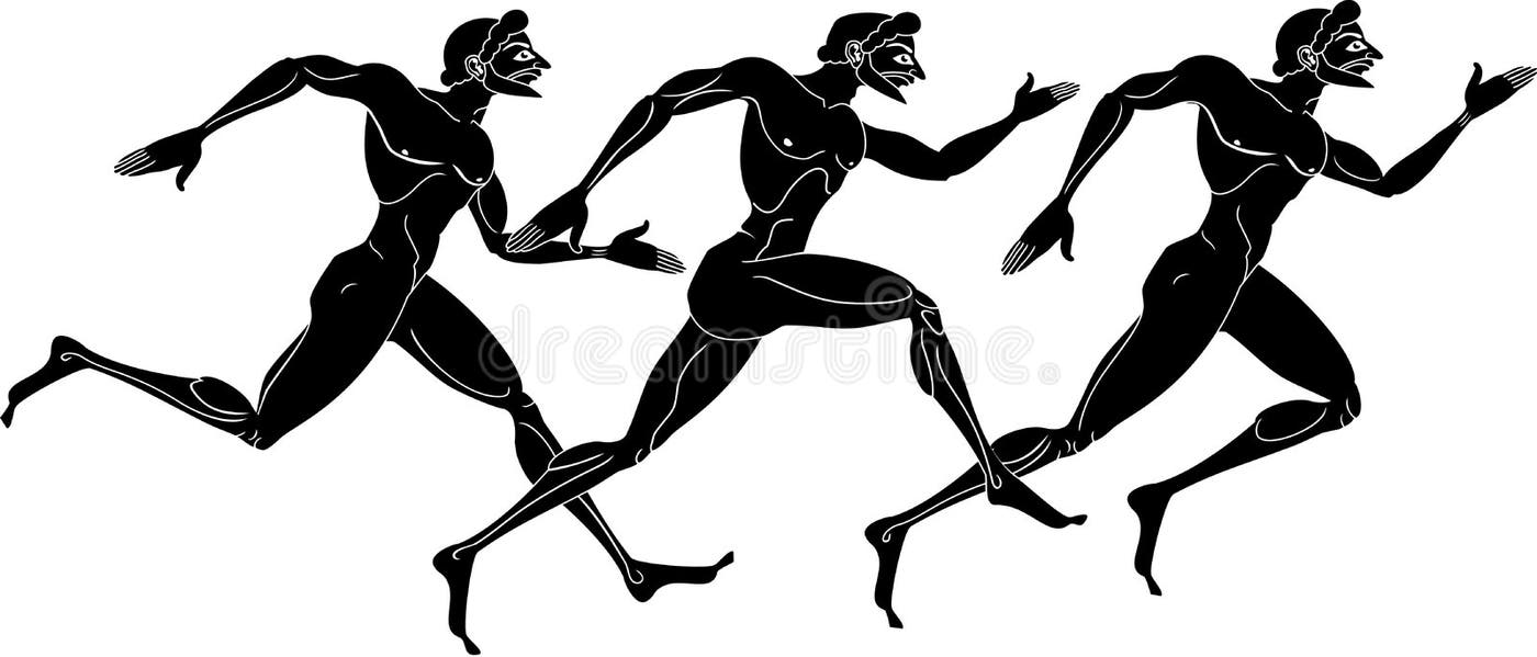 Ancient Greek Runner Stock Illustrations – 114 Ancient Greek Runner ...