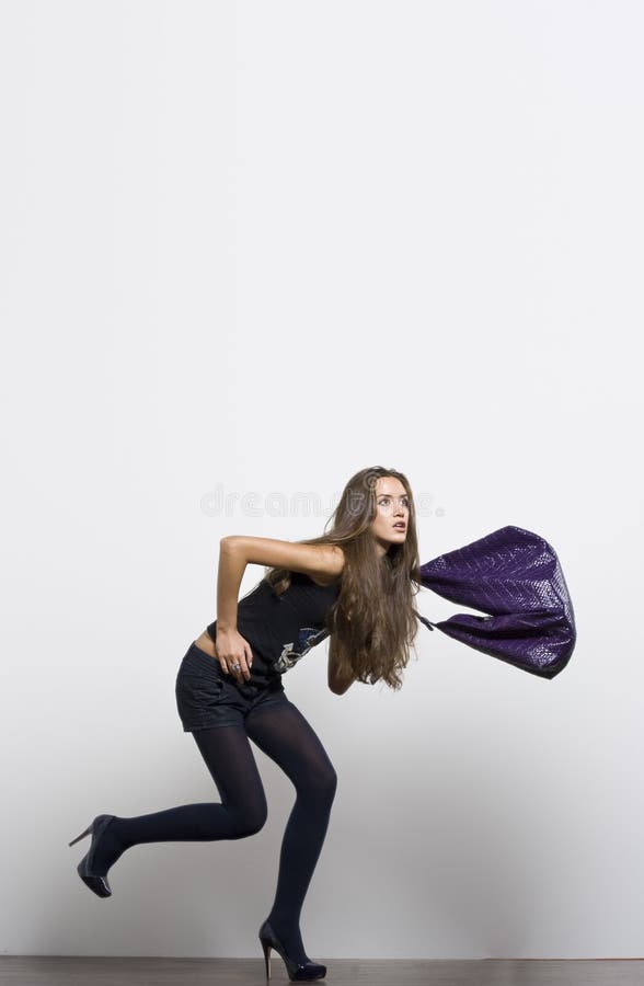 Running model stock photo. Image of female, move, movement - 11270434