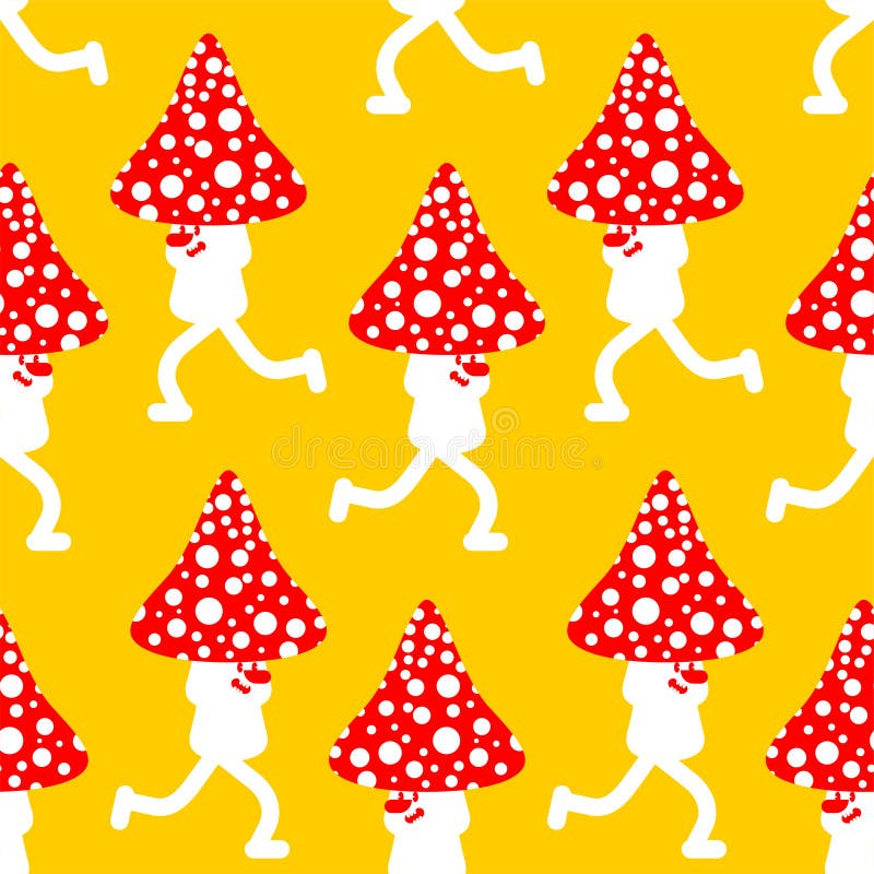 Running Mushroom Stock Illustrations – 178 Running Mushroom Stock ...