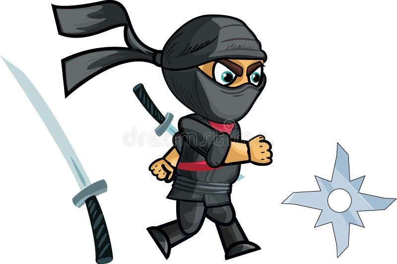 Running Ninja Cartoon Stock Illustrations – 70 Running Ninja Cartoon ...