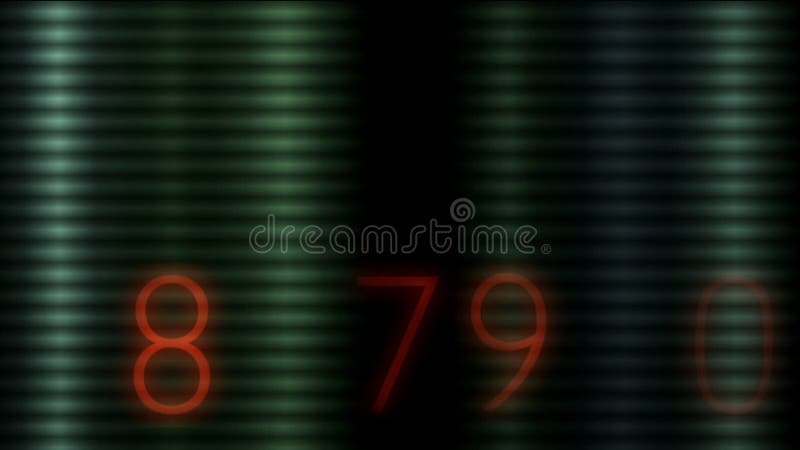 Running numbers stock video. Video of rotate, background - 52024265