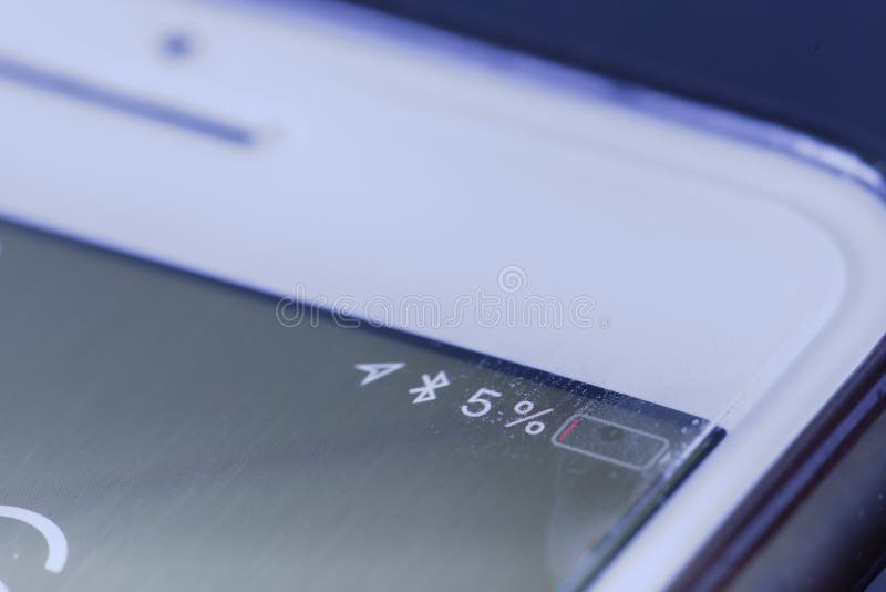 Running Out of Energy in IPhone Editorial Image - Image of life ...