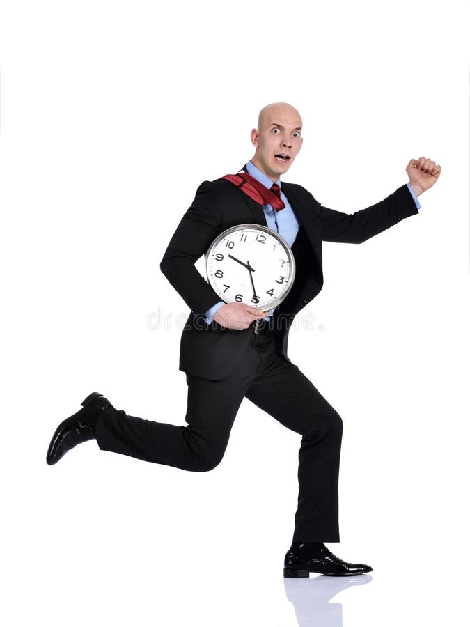 Time for Work, Young Businessman Stock Image - Image of flowing, limit ...