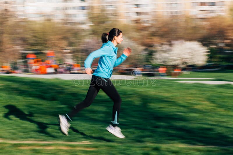 Running in the park stock image. Image of blur, park - 69135273
