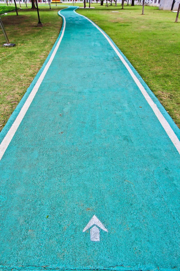 Running path in park stock photo. Image of outdoor, pink - 41977132