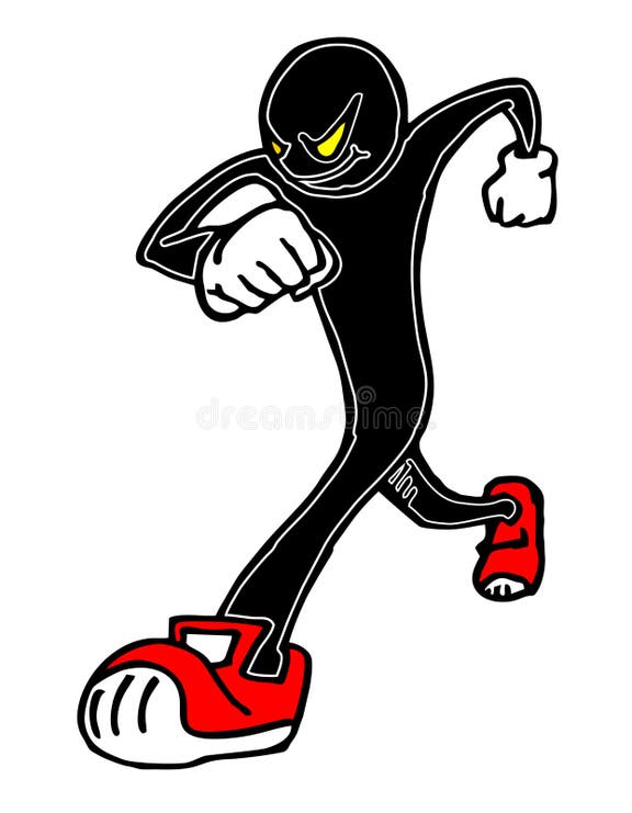 Running puppet stock vector. Illustration of competition - 23678238