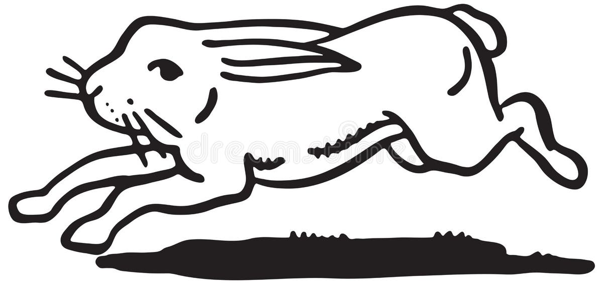 Running Rabbit Stock Illustrations – 4,869 Running Rabbit Stock ...