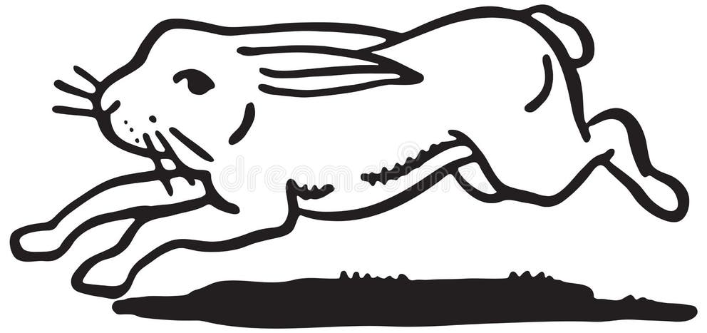 Running Rabbit Stock Illustrations – 8,333 Running Rabbit Stock ...