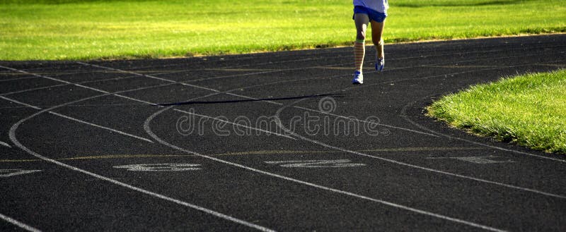 Running a Race stock photo. Image of texture, paint, runner - 3270388