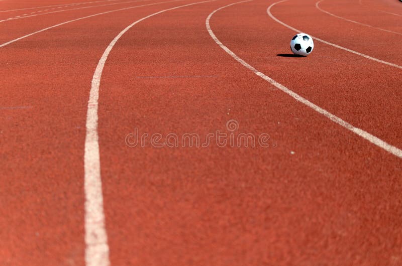 Running race track stock photo. Image of lane, soccer - 38317488