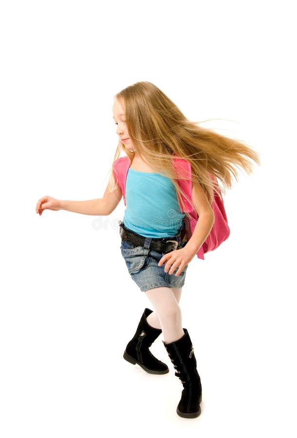 21+ School girl running Free Stock Photos - StockFreeImages