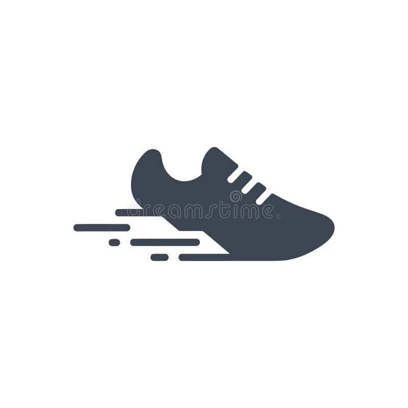 Running Shoe Icon stock vector. Illustration of sign - 361752478